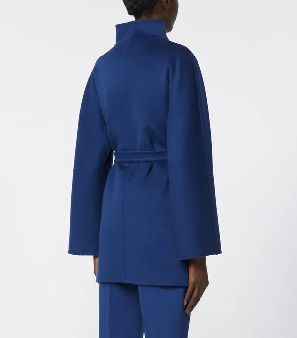 Max Mara Cashmere Funnel Neck Coat