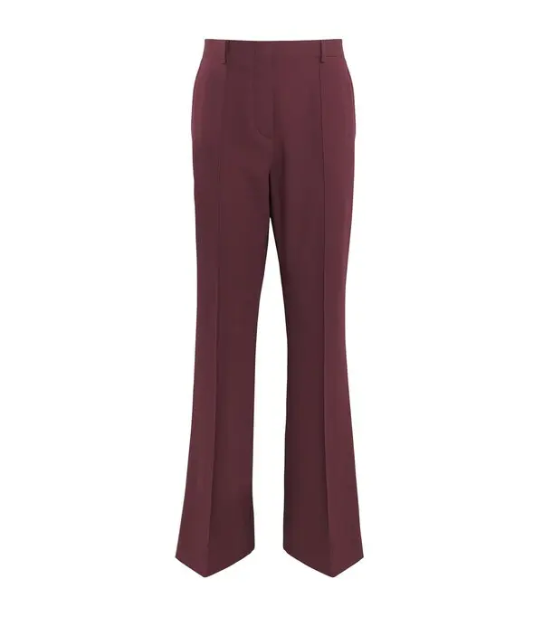 Brioni Silk-wool Flared Trousers