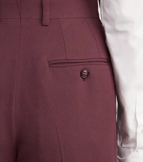 Brioni Silk-wool Flared Trousers