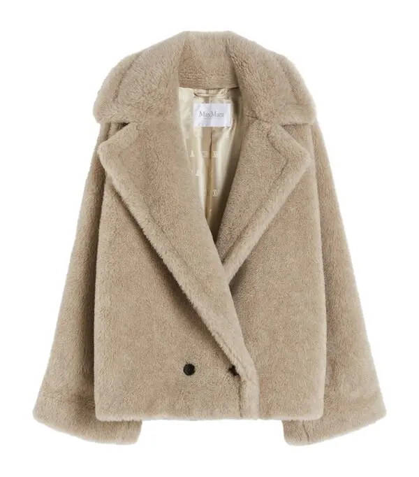 Max Mara Alpaca-cashmere-silk Teddy Jacket