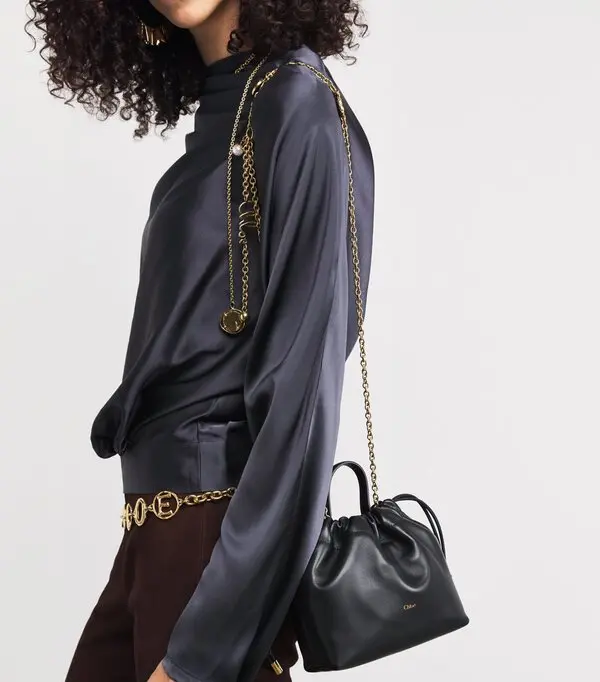 Chloé Mini Icons Shoulder Bag - Black