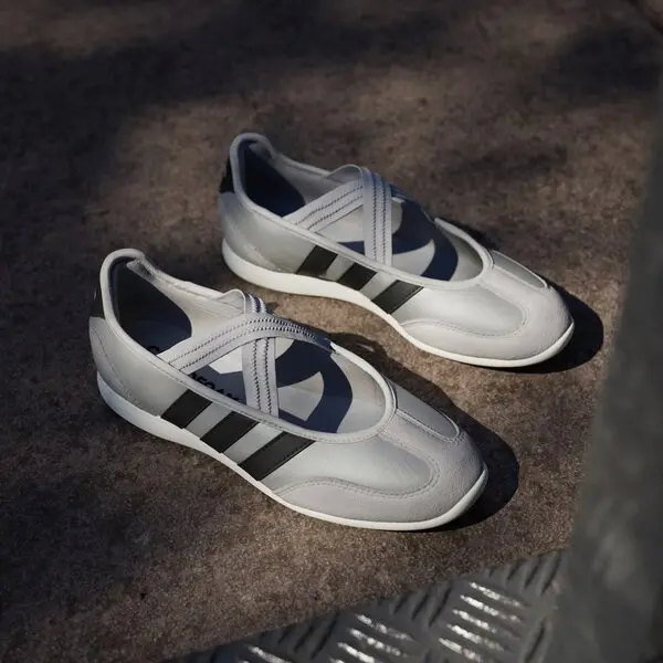 Adidas Barreda Mary Jane Shoes - Silver Metallic / Core Black / Off White