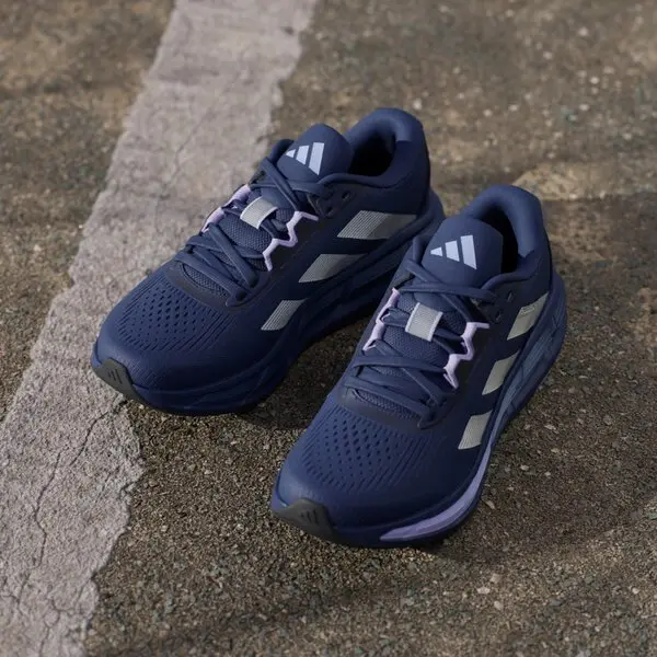 Adidas Questar 3 Running Shoes - Tech Indigo / Silver Metallic / Glow Purple