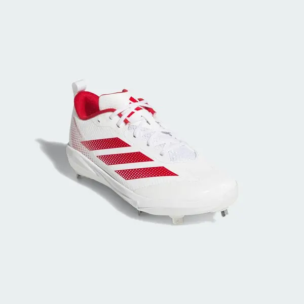 Adidas Athletic Cleats - Cloud White / Team Power Red 2 / Team Power Red 2