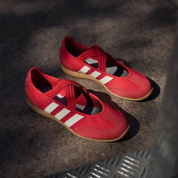 Adidas Barreda Mary Jane Shoes - Better Scarlet / Off White / Gum