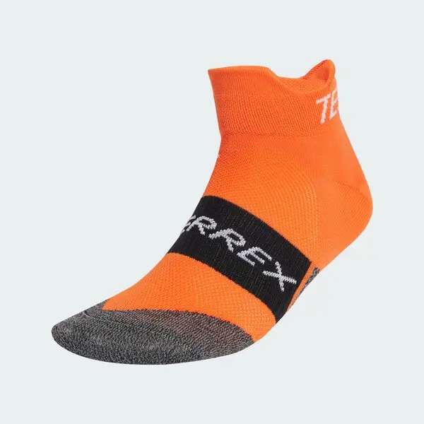 Adidas Terrex Heat.rdy Trail Running Ankle Socks - Semi Impact Orange / White