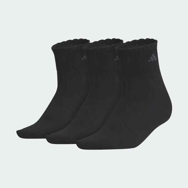 Adidas Sport Fashion 3-pack Quarter Socks - Black / Carbon