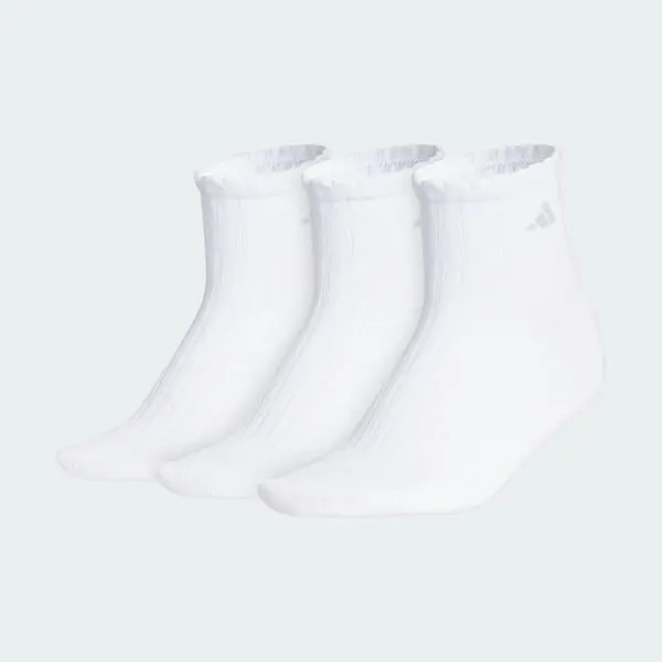 Adidas Sport Fashion 3-pack Quarter Socks - White / Clear Grey