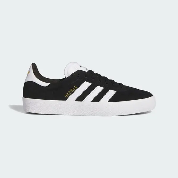 Adidas Gazelle Adv Sneakers - Core Black / Cloud White / Gold Metallic