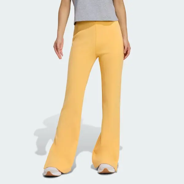 Adidas Soft Lux Flared Pants - Semi Ice Tangerine
