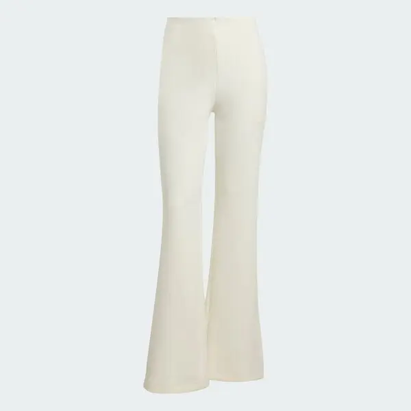 Adidas Soft Lux Flared Pants - Off White