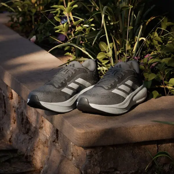 Adidas Response Pace Running Shoes - Core Black / Cloud White / Matte Silver