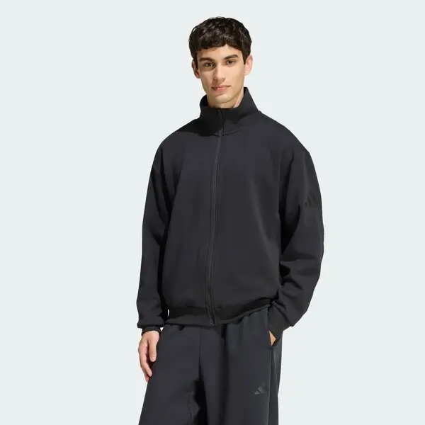 Adidas Soft Lux Track Top - Black