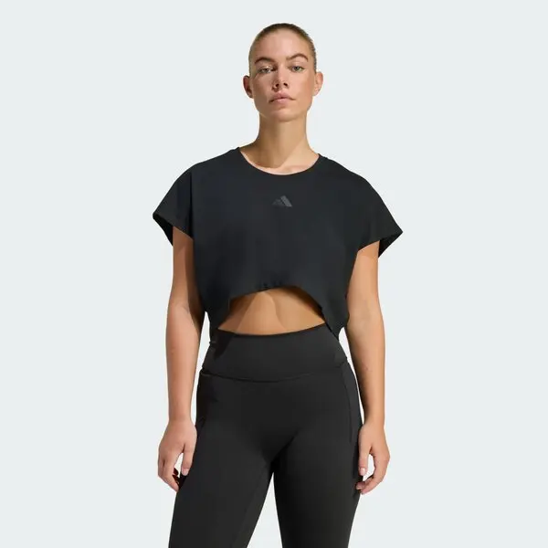 Adidas Power Workout Cropped Boxy 3-stripes Tank