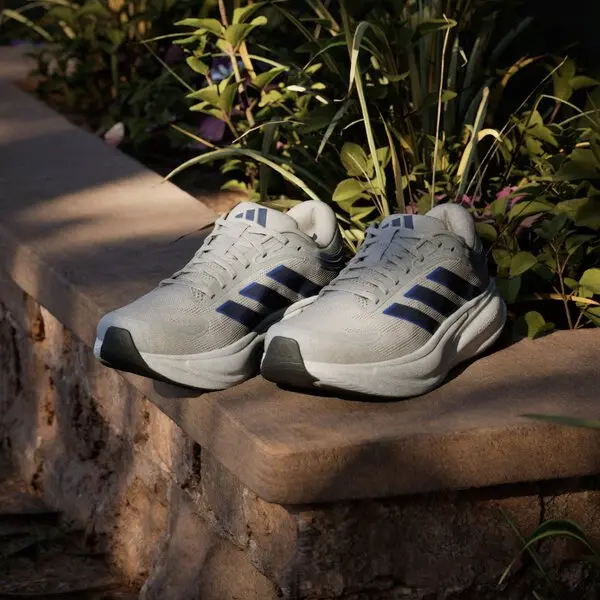 Adidas Response 2 Running Shoes - Grey Two / Dark Blue / Lucid Blue