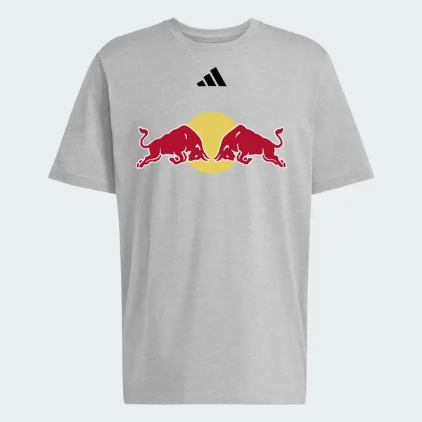 Adidas Jeremiah Smith X Red Bull Grey Graphic Tee - Medium Grey Heather / Branded-add-m10