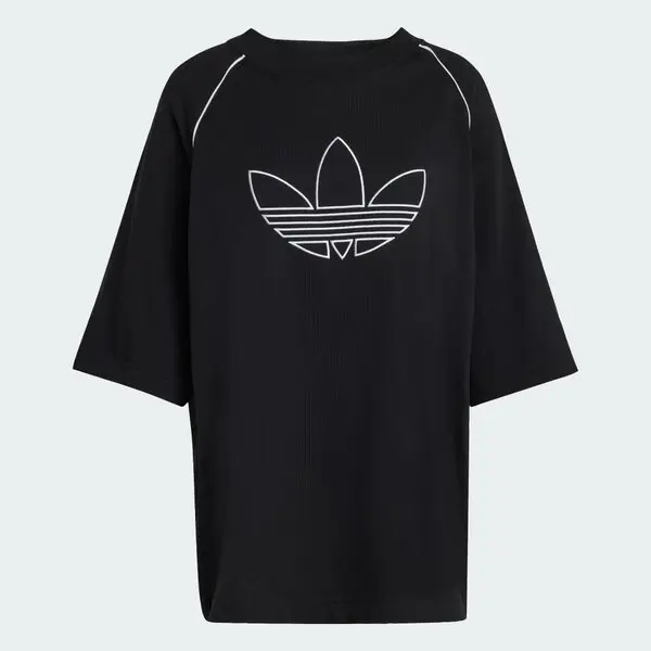 Adidas Originals Oversized Trefoil Logo T-shirt - Black