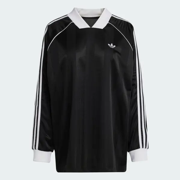 Adidas 3-stripes Jacquard Long Sleeve Tee