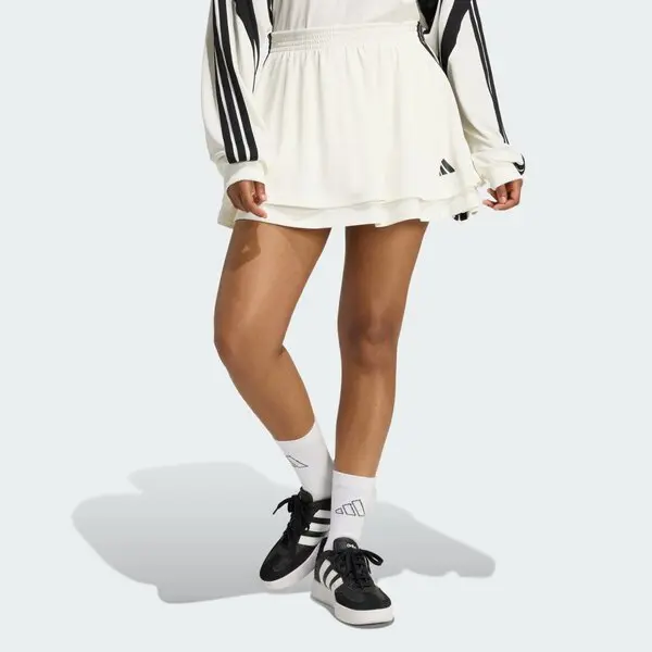 Adidas House Of Tiro Skirt - Off White / Black