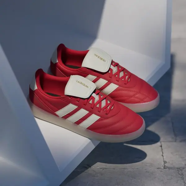 Adidas Barreda Mundial Sneakers - Better Scarlet / Off White / Gold Metallic