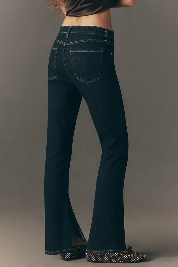 AGOLDE Gram Petite High-rise Split Skinny Jeans