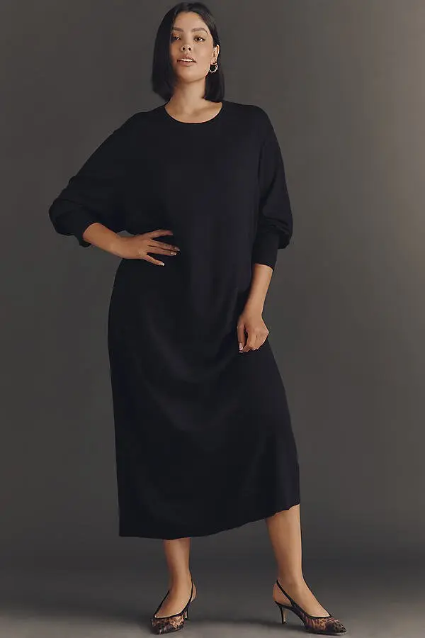 Universal Standard Relaxed Sweater Dress - Black