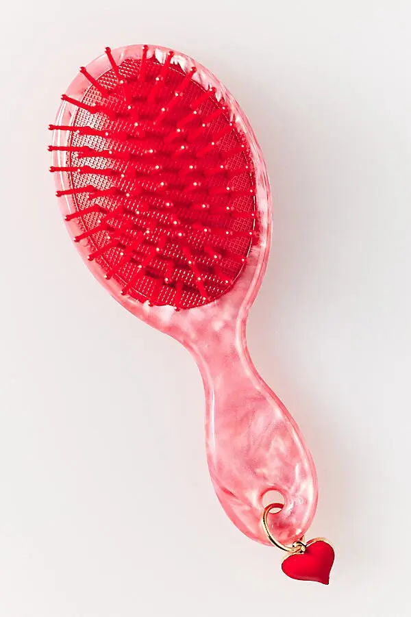 Anthropologie Detanglg Brush With Charm - Pink