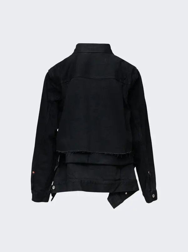 Sacai Denim X Wool Melton Jacket