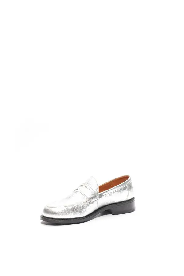 MACIAN Ludo Penny Loafer - Silver