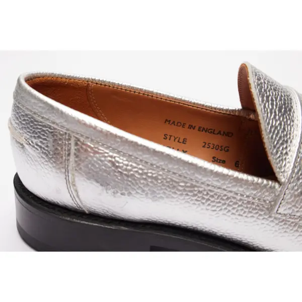 MACIAN Ludo Penny Loafer - Silver