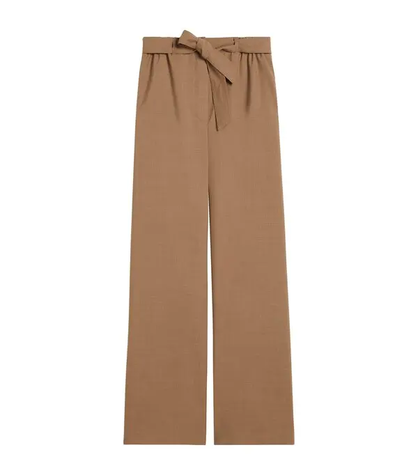 Max Mara Virgin Wool Wide-leg Trousers