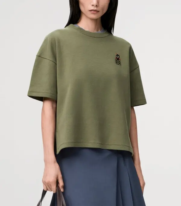 Loewe X Louis Wain Cotton-blend Anagram T-shirt