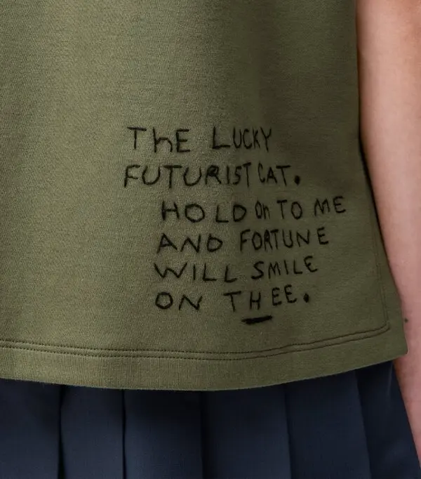 Loewe X Louis Wain Cotton-blend Anagram T-shirt