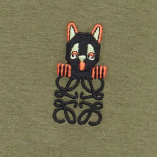 Loewe X Louis Wain Cotton-blend Anagram T-shirt