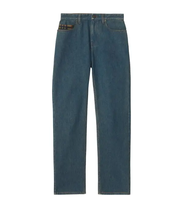 Burberry Heavyweight Mid-rise Straight Jeans