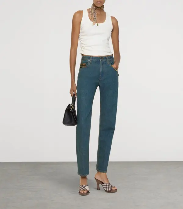 Burberry Heavyweight Mid-rise Straight Jeans