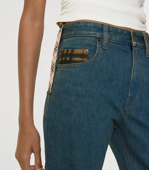 Burberry Heavyweight Mid-rise Straight Jeans