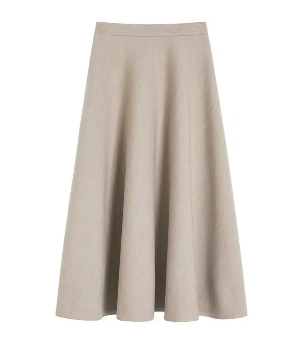 Max Mara Jersey Tech Midi Skirt