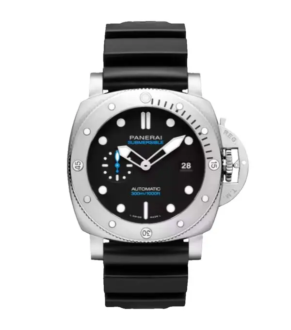 Panerai Stainless Steel Submersible Quarantaquattro Watch - Black