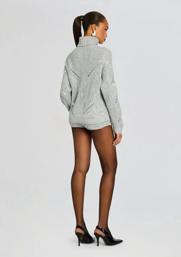 Retrofete Camden Embellished Sweater - Grey/silver