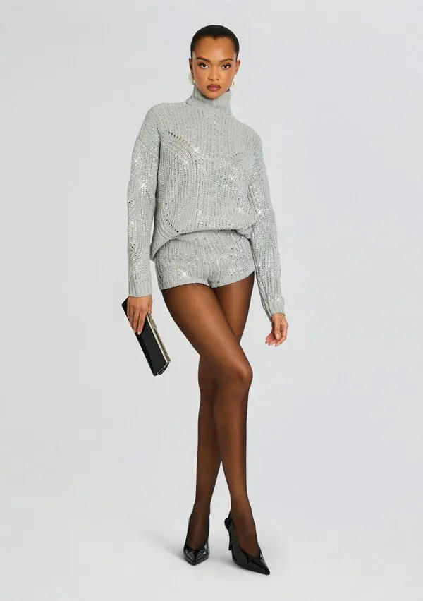 Retrofete Camden Embellished Sweater - Grey/silver