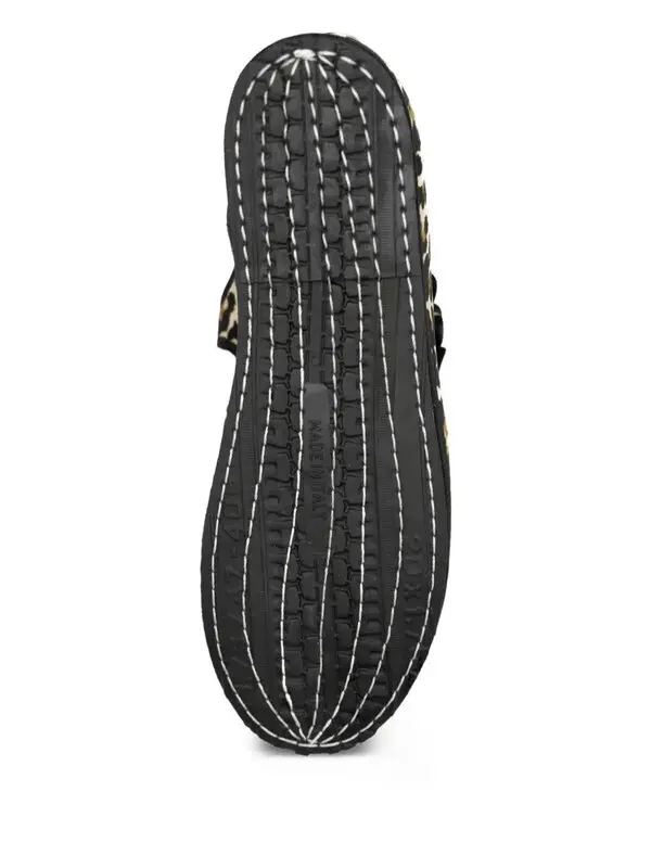 GONDOLINA Leopard-pattern Mary Jane Ballet Flats