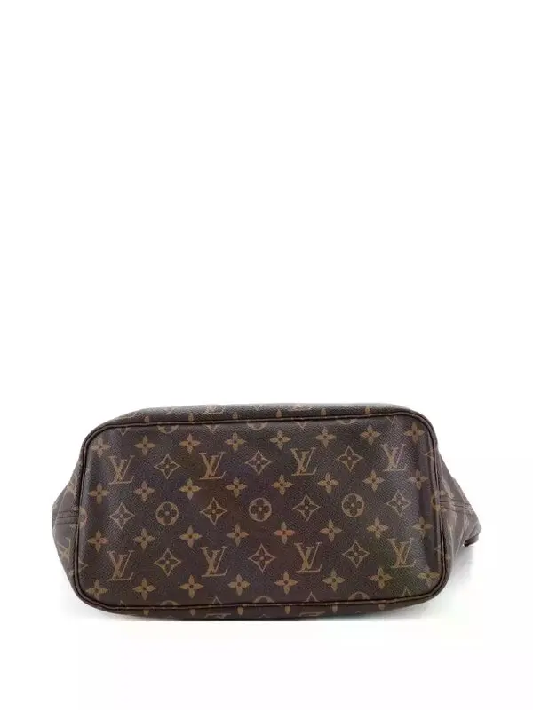 LOUIS VUITTON Neverfull Mm Monogram Canvas Tote Bag - Brown