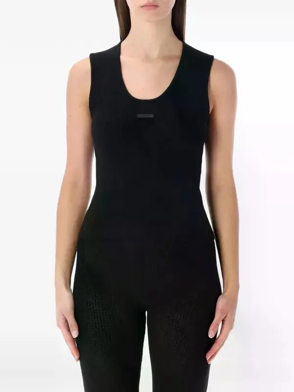 Fear Of God Ribbed Tank Top - Black
