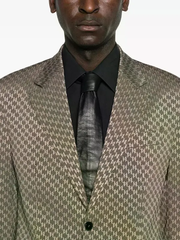 Karl Lagerfeld Patterned Button Jacket