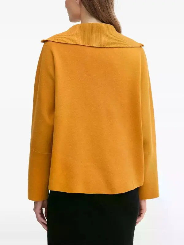 Joseph Ribkoff Zip-collar Sweater - Orange