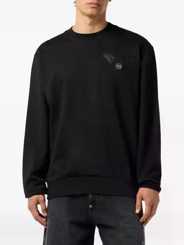 Philipp Plein Crew-neck Graphic Sweatshirt