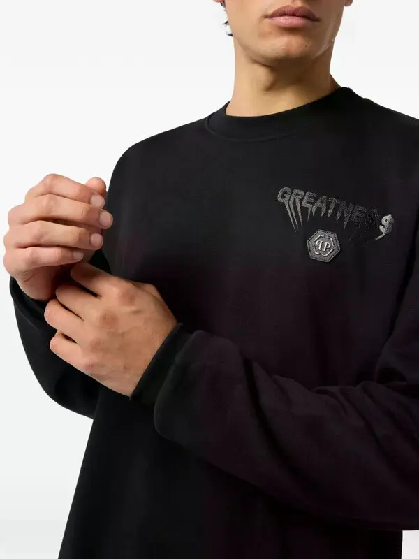 Philipp Plein Crew-neck Graphic Sweatshirt