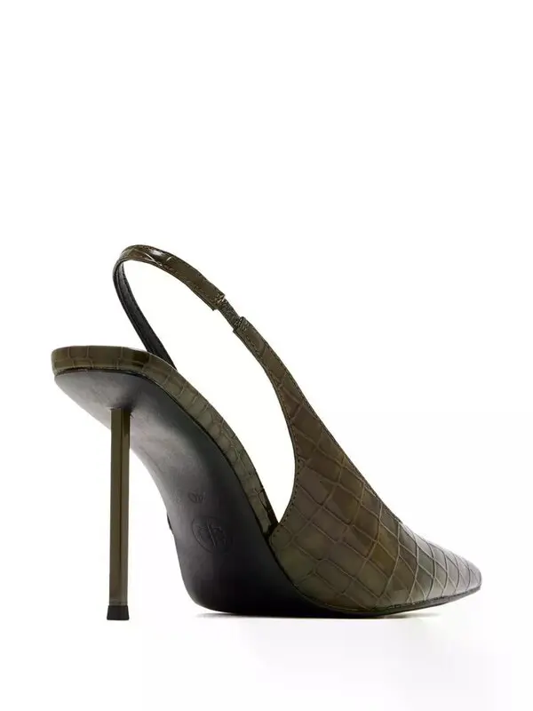 Femme La G63 Pointed-toe Pumps - Green