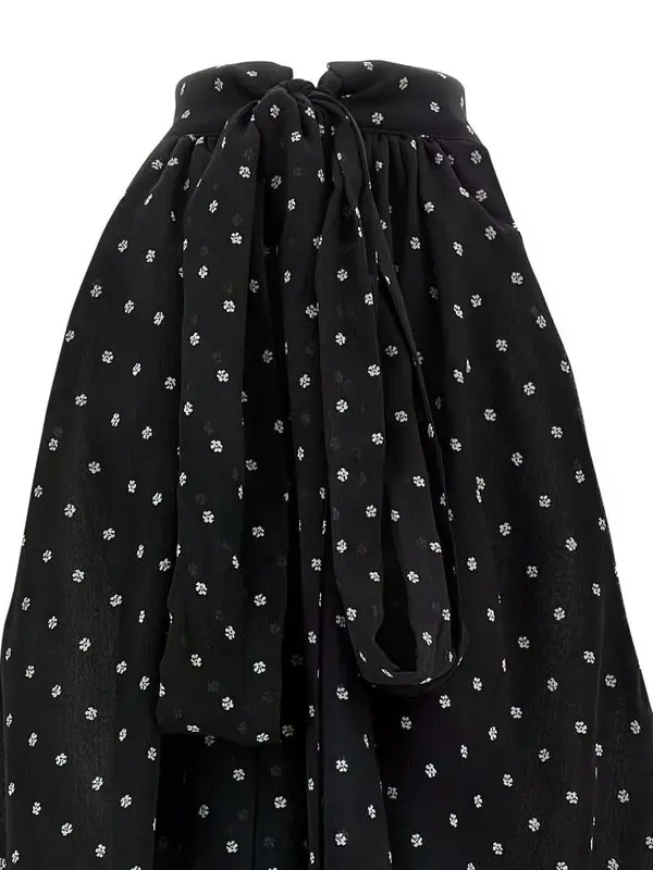 ROTATE BY BIRGER CHRISTENSEN Halterneck Top With Bow Detail